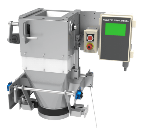 Digital Gravity Open Mouth Bag Filler Model GWB | Choice Bagging