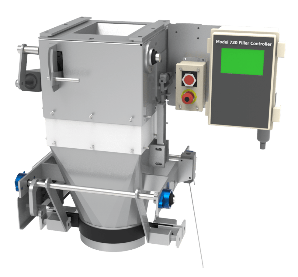 Digital Gravity Open Mouth Bag Filler Model GWB | Choice Bagging