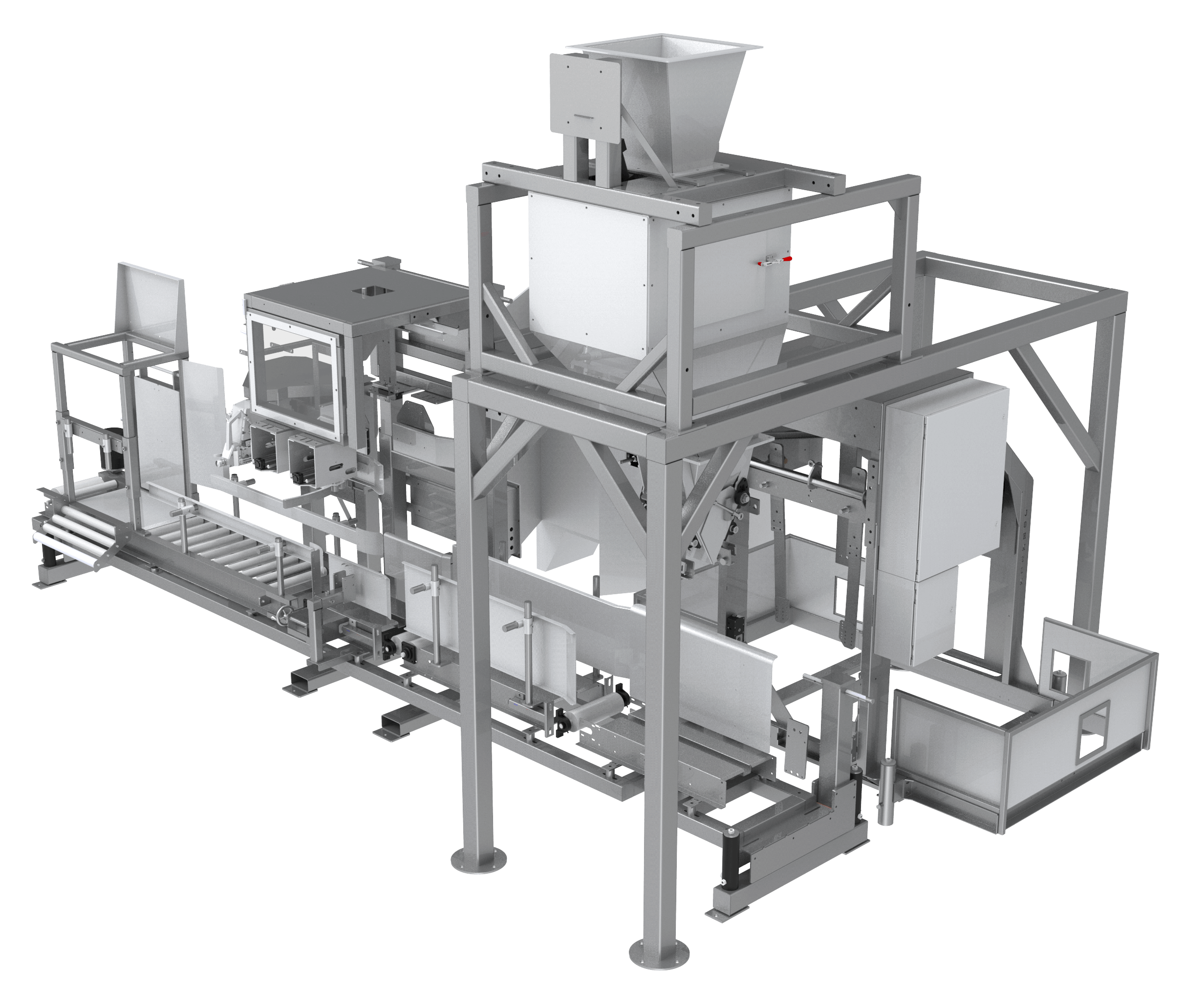 High Speed Gravity Open Mouth Bag Filler Model NWB | Choice Bagging ...